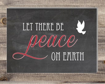 Popular items for let there be peace on Etsy