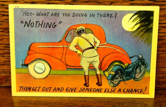 3 Humorous 1940s Vintage Postcards Unused by ScarlettsFancies