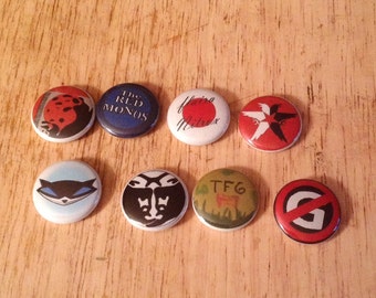 Delsin Rowe Buttons Cosplay Second Son Infamous Pins