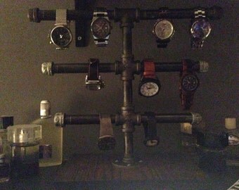 Industrial Tiered Watch Stand