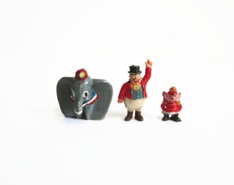 Dumbo, The Ringmaster, Timothy, Vintage Disneykins, Disney Miniatures ...