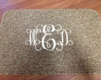 Popular items for monogram rugs on Etsy