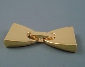 Fold Over Latch End Cap Clasp Silver Finish 28MM x by LeatherShop3