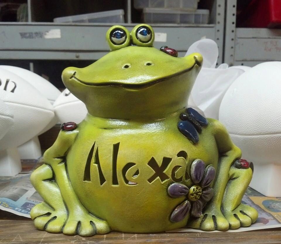 Philbert the Frog personalized ceramic