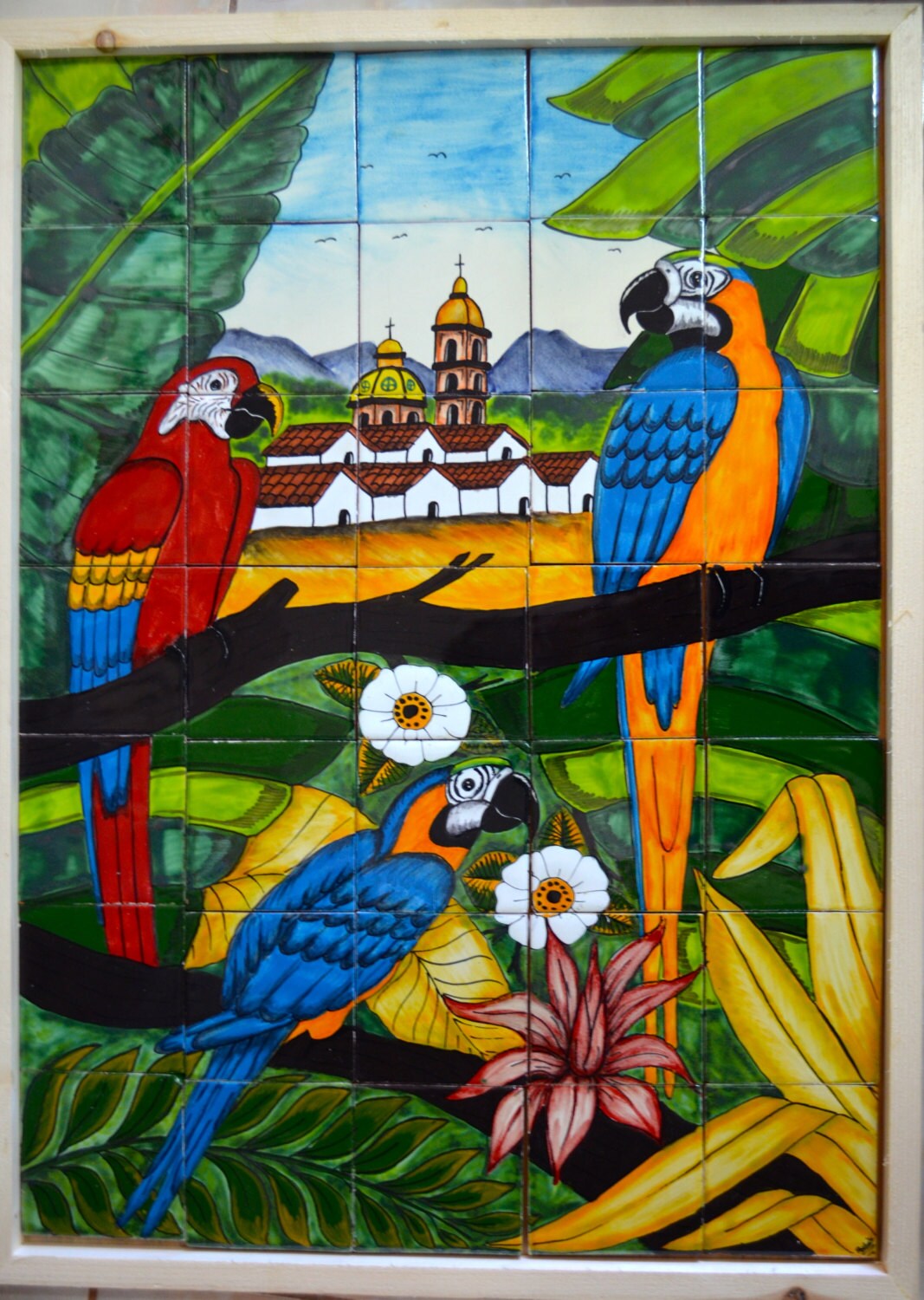 35 pieces Mexican Tile Wall Mural
