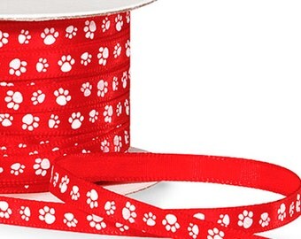 Popular items for paw print ribbon on Etsy