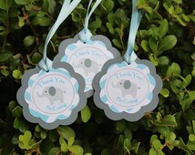 Popular items for elephant favor tag on Etsy