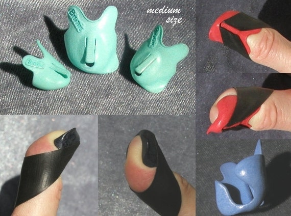 Custom 3d printed guitar thumb pick unusual guitar gift