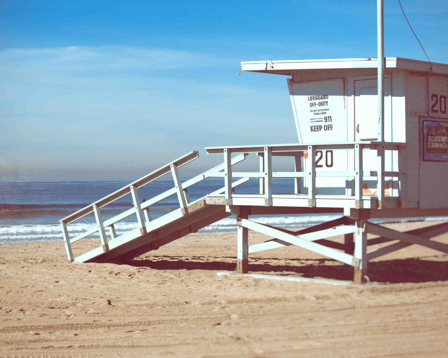Santa Monica Beach Lifeguard Shack Photography Southern
