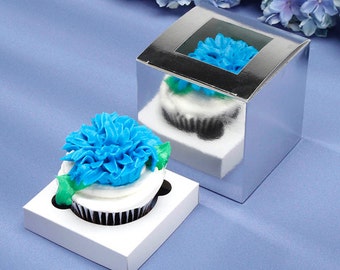 Single cupcake box | Etsy