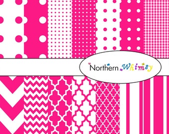 Popular items for pink scrapbook paper on Etsy