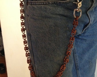 22 inch Copper Wallet Chain
