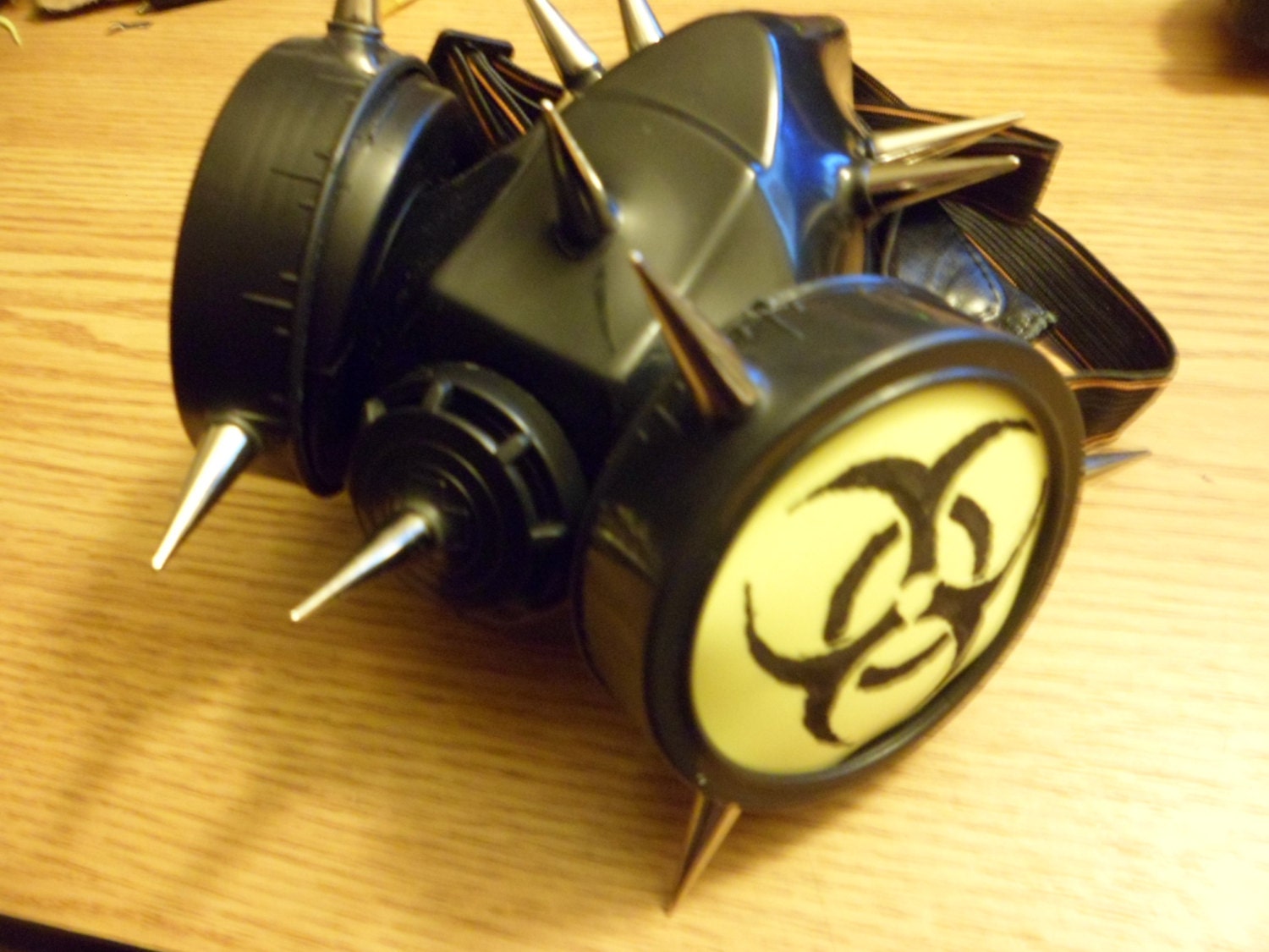 Rave Gas Mask with Spikes