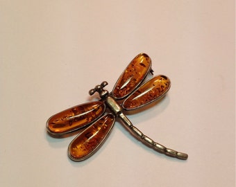 Popular items for amber dragonfly on Etsy