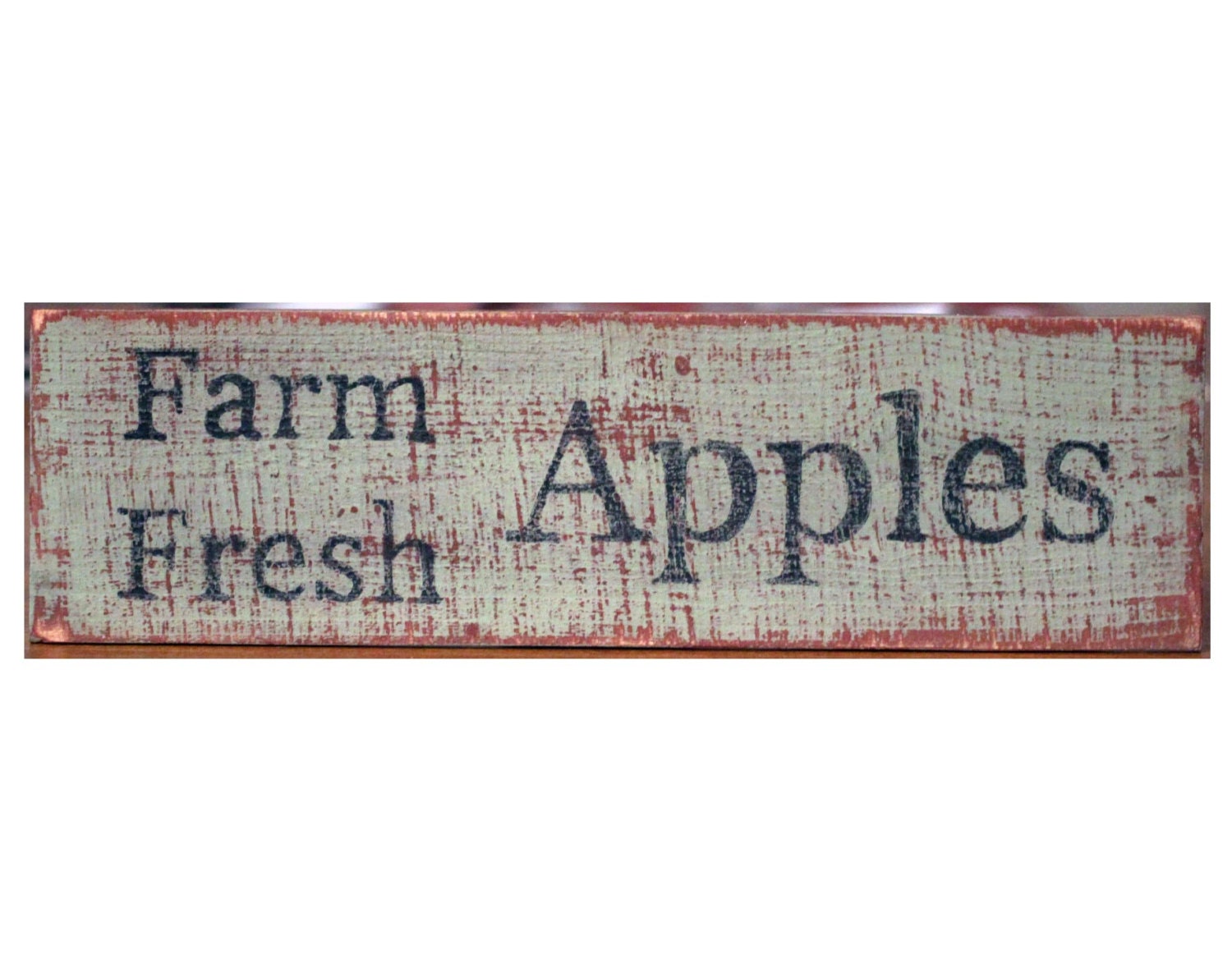 Farm Fresh Apples Wooden Sign Fall Decor by CountrySpringWoods