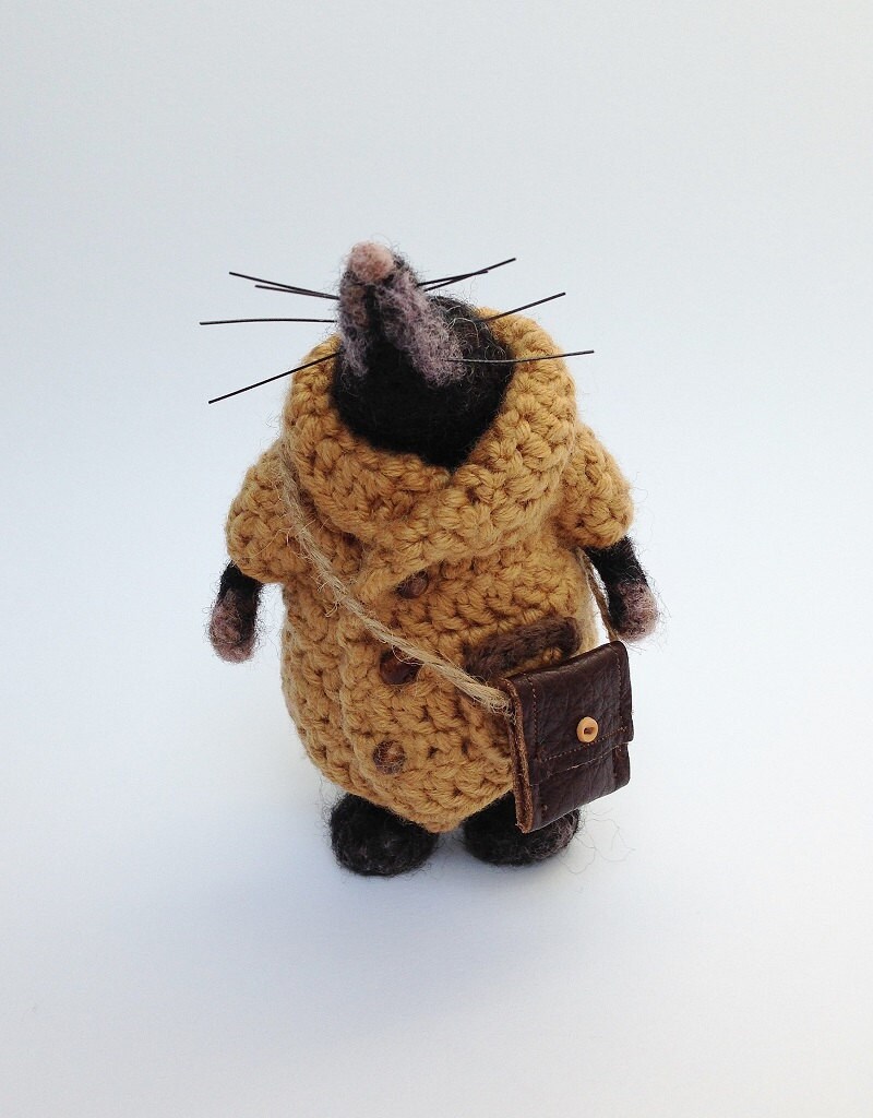 Mole Miniature Bear Handmade Mole needle by TrimbleBerryBears