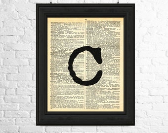 Letter c print | Etsy