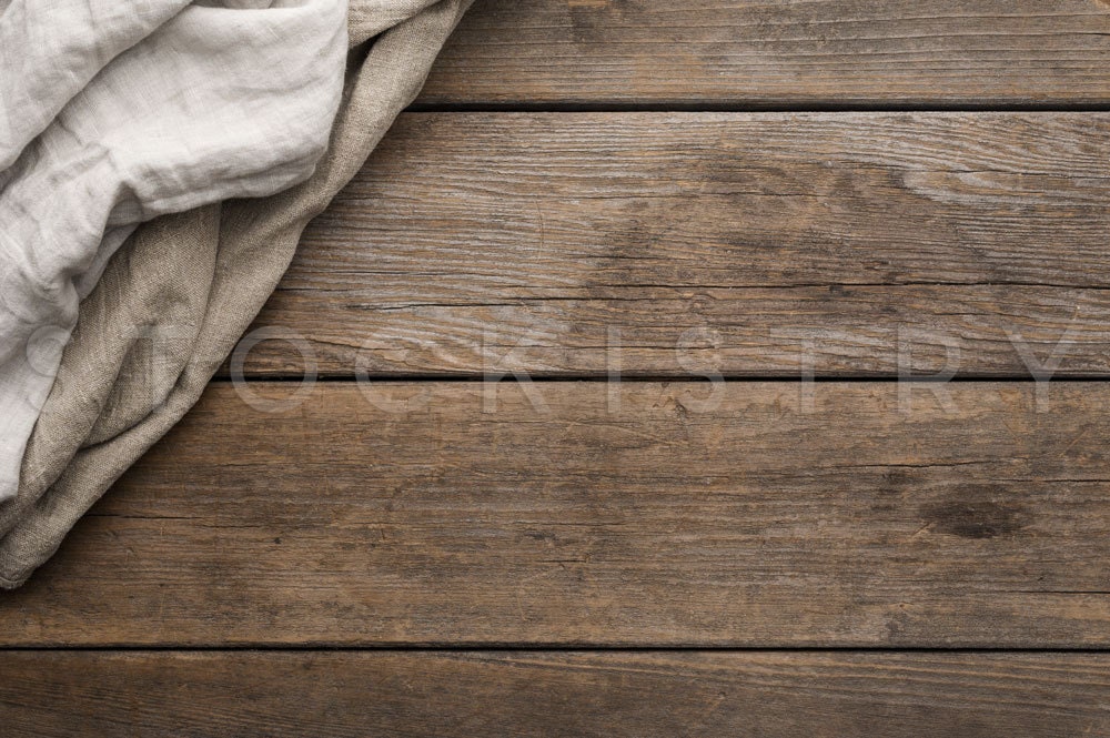 Styled Stock Photography Rustic Linen Wood Background