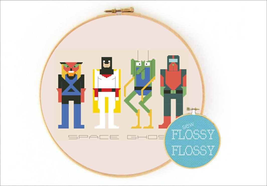 Space Ghost Coast to Coast Brak Zorak & Moltar Cross