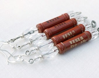 Wearable Tech Eco Friendly Tesla Computer Jewelry by GeekeryDOO