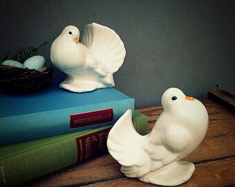 Popular items for ceramic doves on Etsy