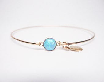 Popular items for opal bangle on Etsy