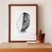 Modern Black and White Print Abstract Drawing Portrait by BorianaM