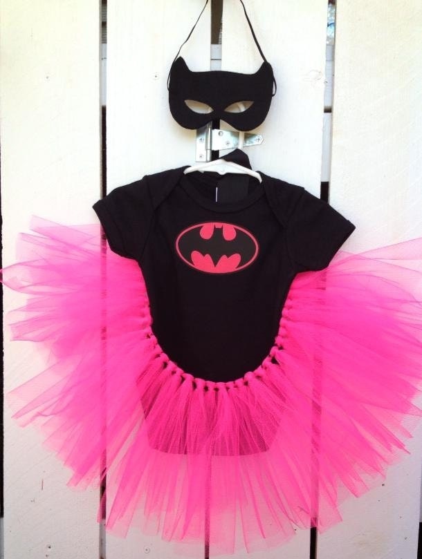 BABY BATMAN PINK Costume Superhero Baby Costume Onesie Baby Girl ...