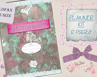 A5 Filofax printable birthday appointment list 2 insert pages