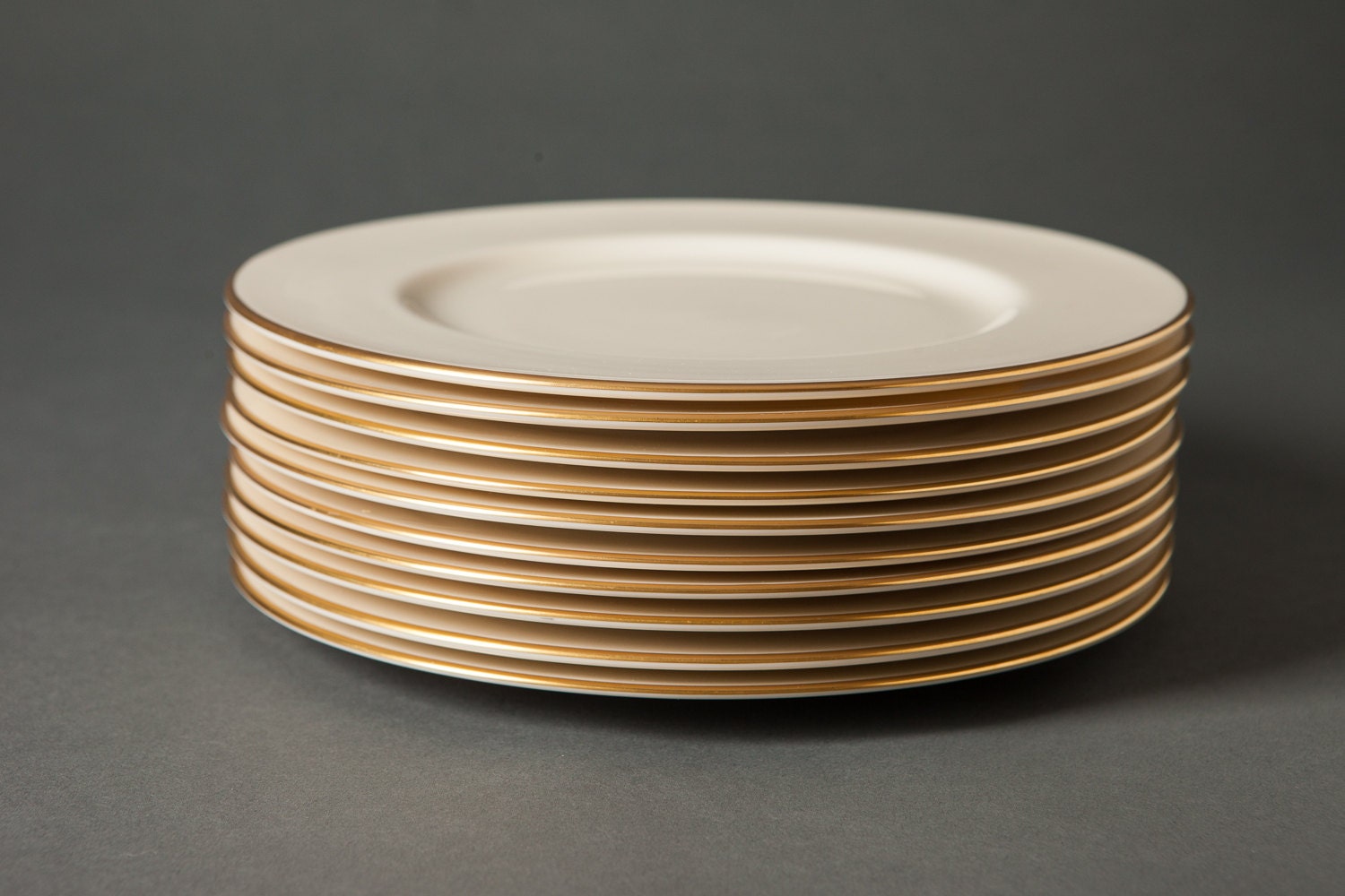 Lenox Bone China (Special) Salad Plate, Ivory with Gold Rim – Haute Juice