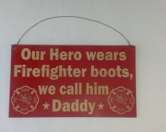 Firefighter hero | Etsy