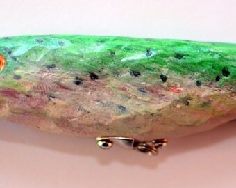 Whittled fish | Etsy