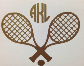 Popular items for tennis monogram on Etsy