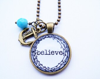 Custom word jewelry | Etsy