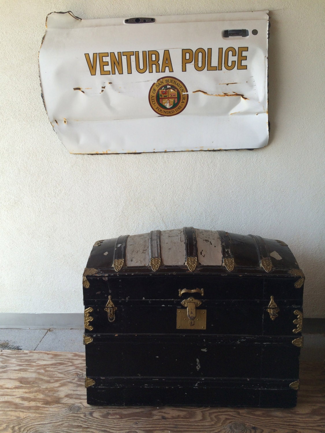 SALE! Pirate Chest Antique Trunk Domed Top Large Pirate Chest Nautical ...