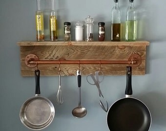 Popular items for wood pot rack on Etsy