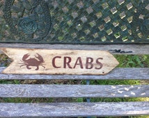 Popular items for crab sign on Etsy