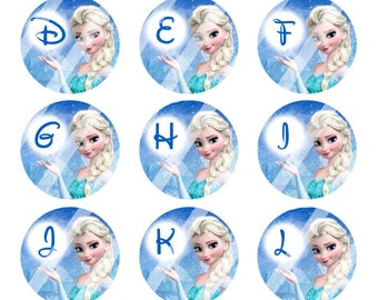 Popular items for frozen alphabet on Etsy