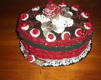 Fake christmas cake | Etsy