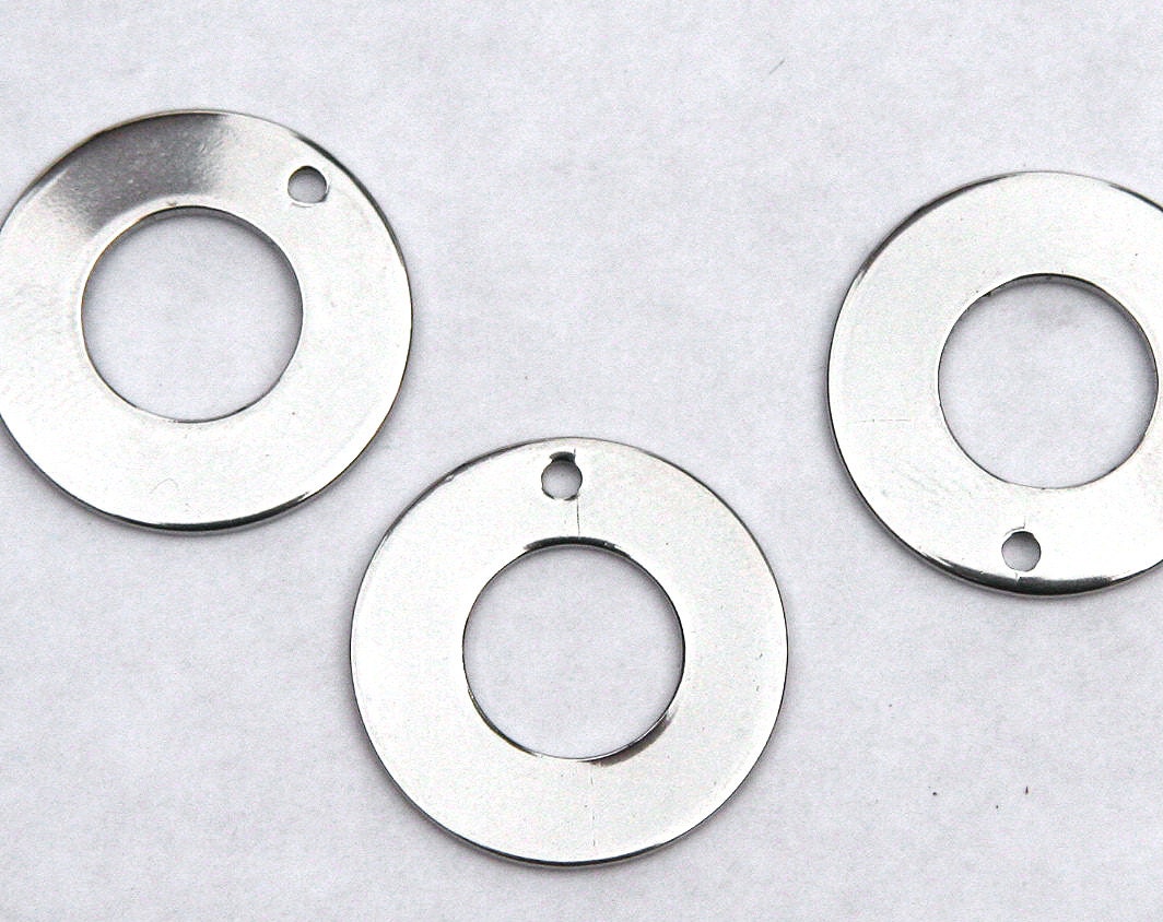 Stainless Steel Stamping Blank Tag Washer 20mm round.