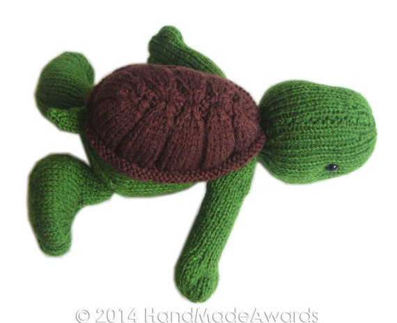 Turtle Baby Pdf Email knit PATTERN by HandMadeAwards on Etsy