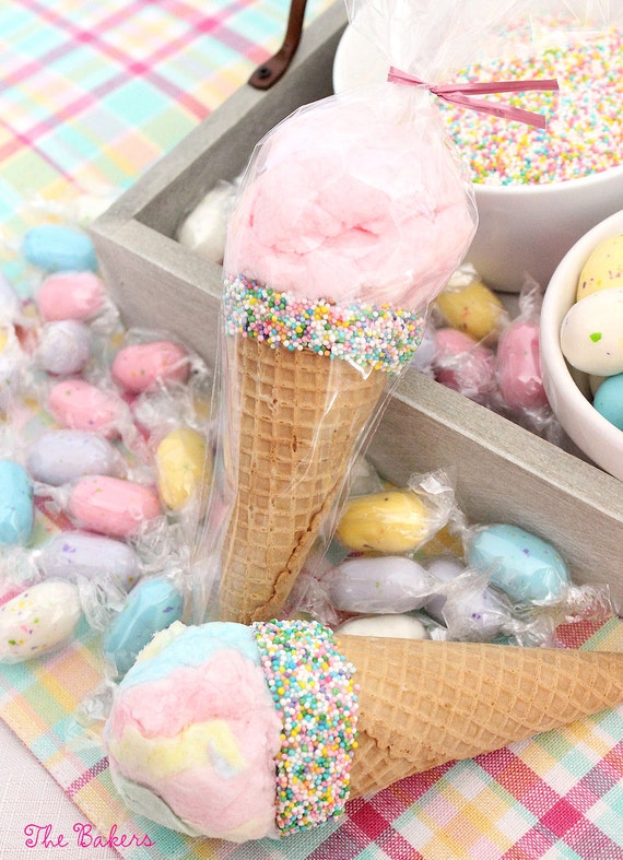 Cellophane Cone Bags Cone Sweet Bags Hot Cocoa Cones Wedding Favor Bags Cello Bags Cotton