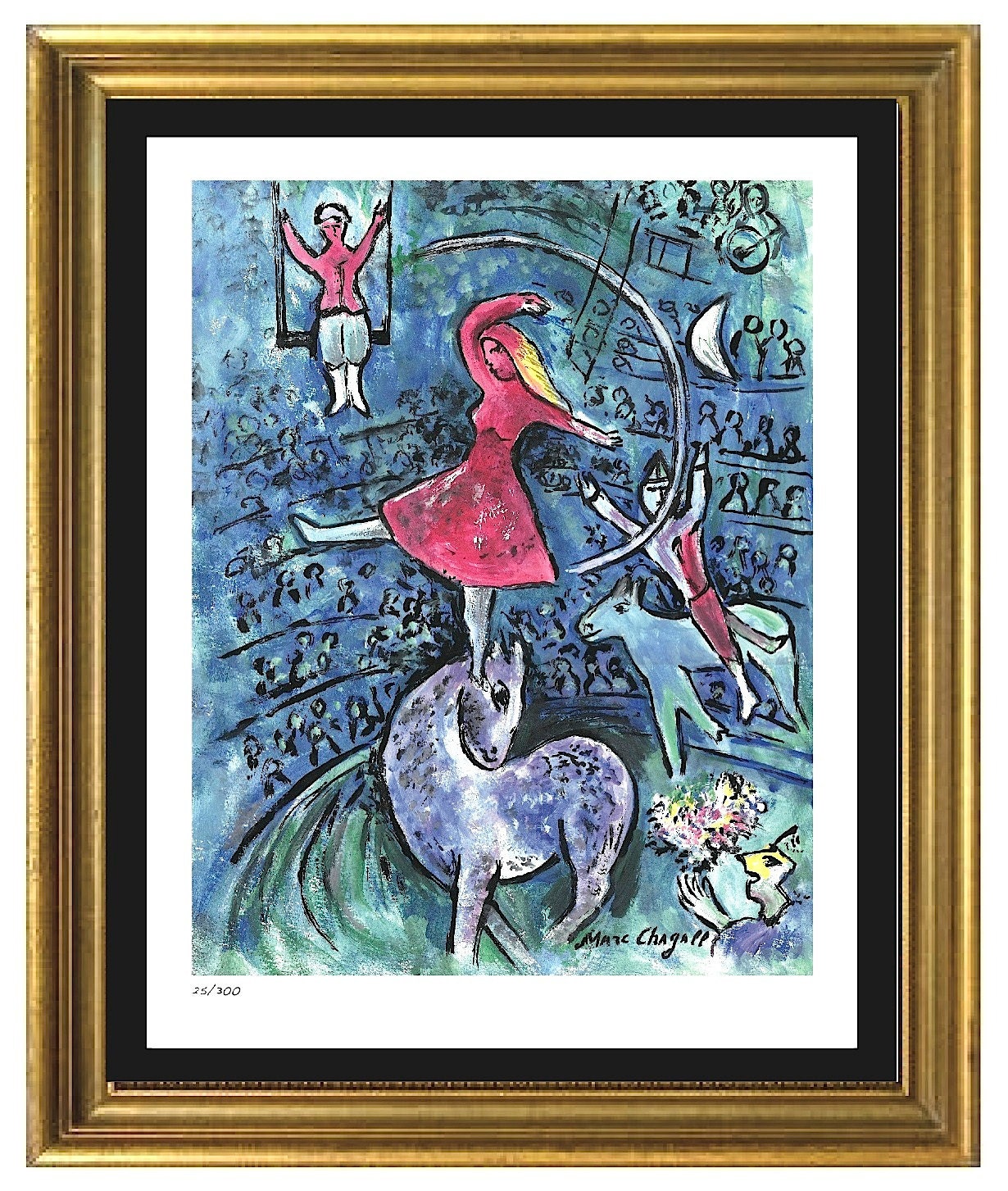 Marc Chagall Signed And Hand Numbered Limited Edition Lithograph