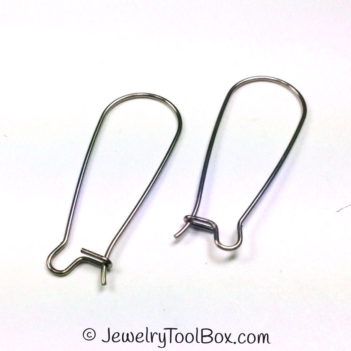 Long Stainless Steel Kidney Wire Ear Wires 8 to 50 Pieces