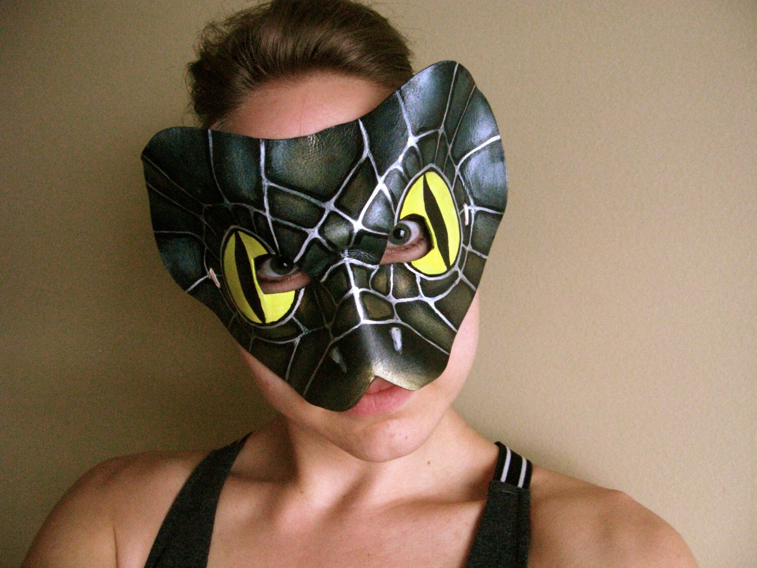 Snake Leather Mask Adult or Child Sizes Masquerade Mask