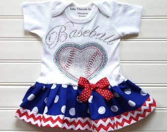 Popular items for baseball dress on Etsy
