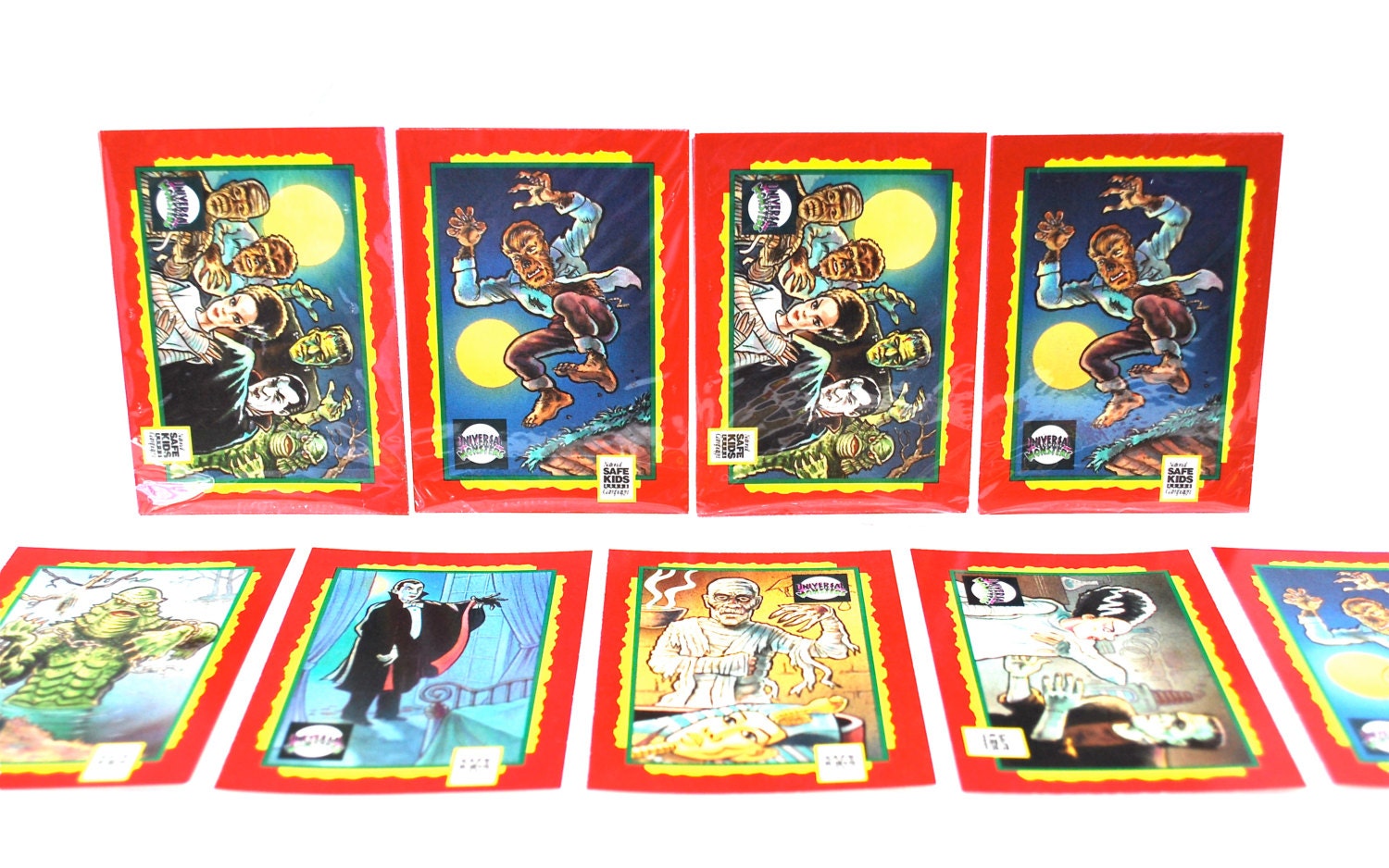 Universal Monster Trading Card Treats 6 Card Set Impel 1991