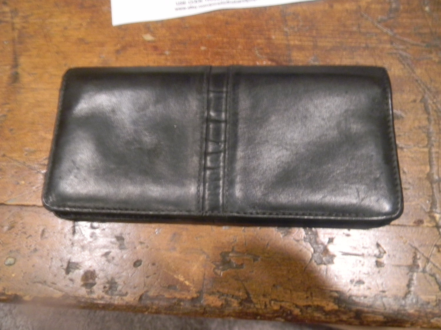 BUXTON genuine black leather Wallet. Ladies genuine Suede lined ...