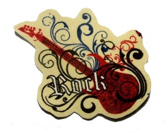 Unique rock and roll fabric related items | Etsy