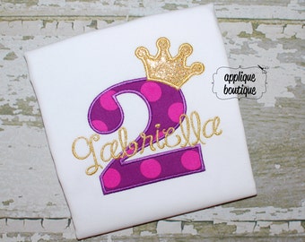 Number with crown | Etsy